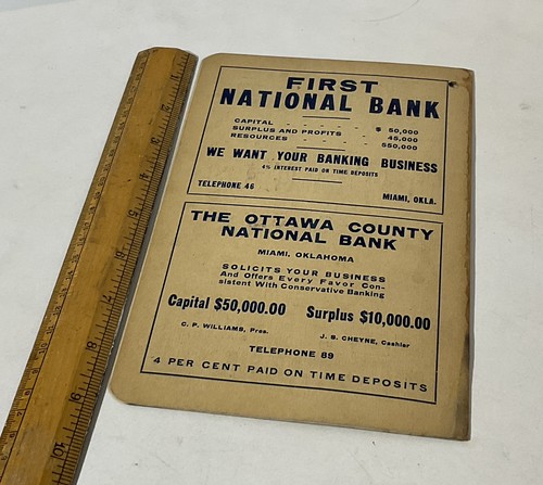 19115 Miami Oklahoma Telephone Directory Book -Bell System Cardstock 6 ...