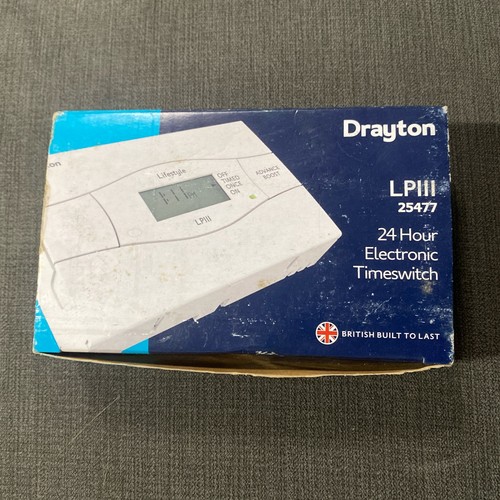 Brand New Drayton 24 Hour Combi Boiler Electronic Timeswitch LP111 ...