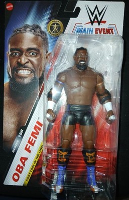 IN HAND WWE MAIN EVENT SERIES 158 OBA FEMI MATTEL WRESTLING ACTION ...