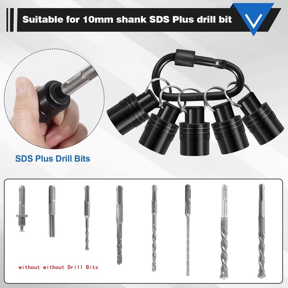 SDS Plus Shank Drill Bit Holder Keychain SDS Shank Adapter Extension ...