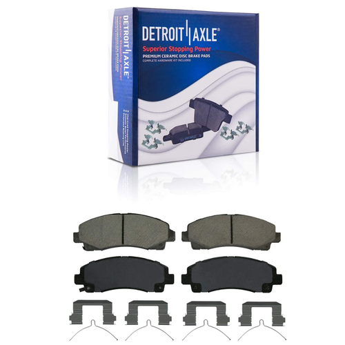 Detroit Axle Front Ceramic Brake Pads with Hardware for Acura TLX Honda ...