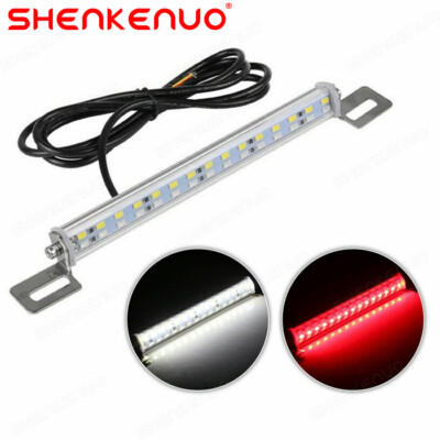 LED License Plate Tag Light Fit Car Van Trailer Trucks 12V Red White ...