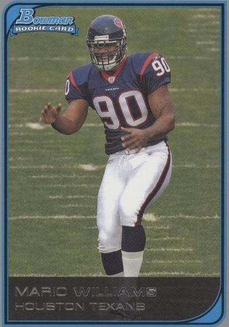 2006 Bowman - Mario Williams #118 (RC) for sale online | eBay