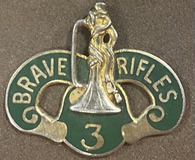 3rd Armored Cavalry “Brave Rifles”US Army Unit Crest | eBay
