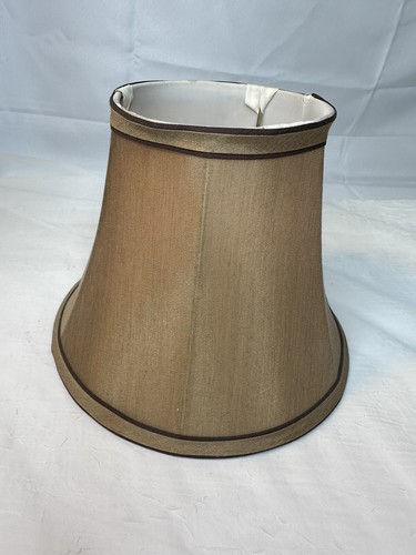 Silk Beige Gold Brown 7 Inch Lamp Shade Replacement | eBay
