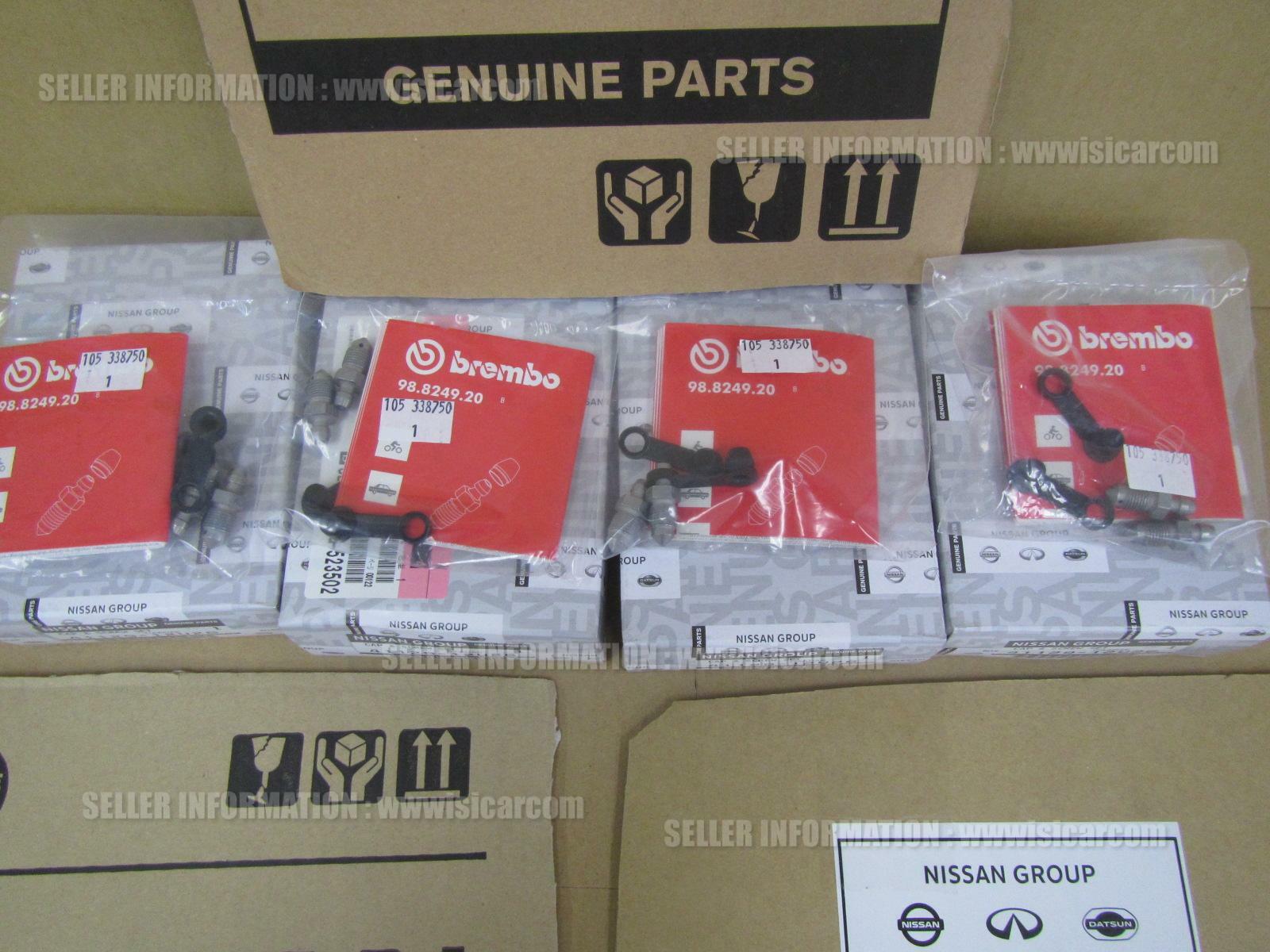 NISSAN GT-R 07-12 R35 CAP AND SCREW SET X4pcs FR BRAKE 41129-12U26 | eBay