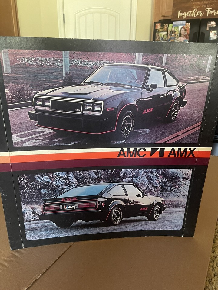 AMC Spirit/AMX Spirit Sedan Rare factory AMC Dealership Advertising ...