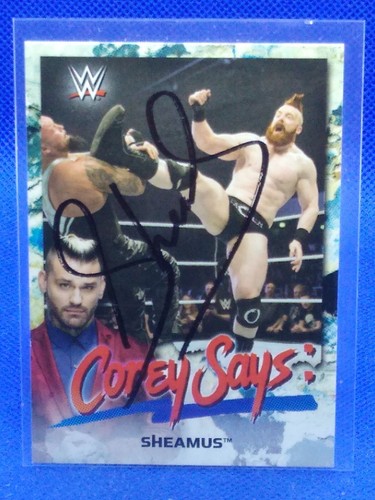 AUTOGRAPH Sheamus 2019 Topps WWE Corey Says: #CG-14 | eBay