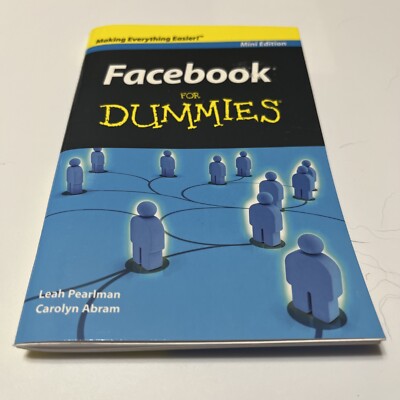 Facebook for Dummies (Mini Edition) [Paperback] 9780470931325| eBay