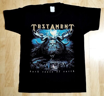 Testament Dark Roots Of Earth Thrash Metal Band t-shirt TE4076 | eBay