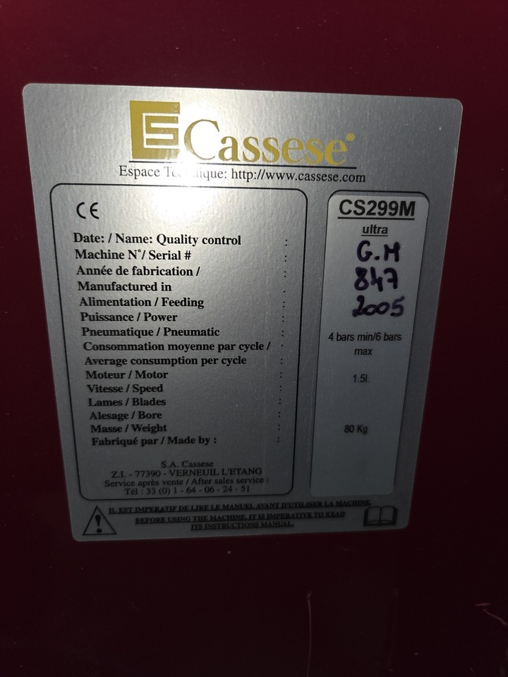 Cassese CS299M and CS910 Underpinner With Vnails. | eBay