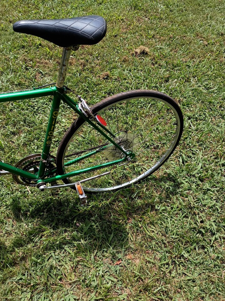 Vintage GITANE Steel Road Bike - Green - 51cm - 27" Wheels - 10 Speed ...