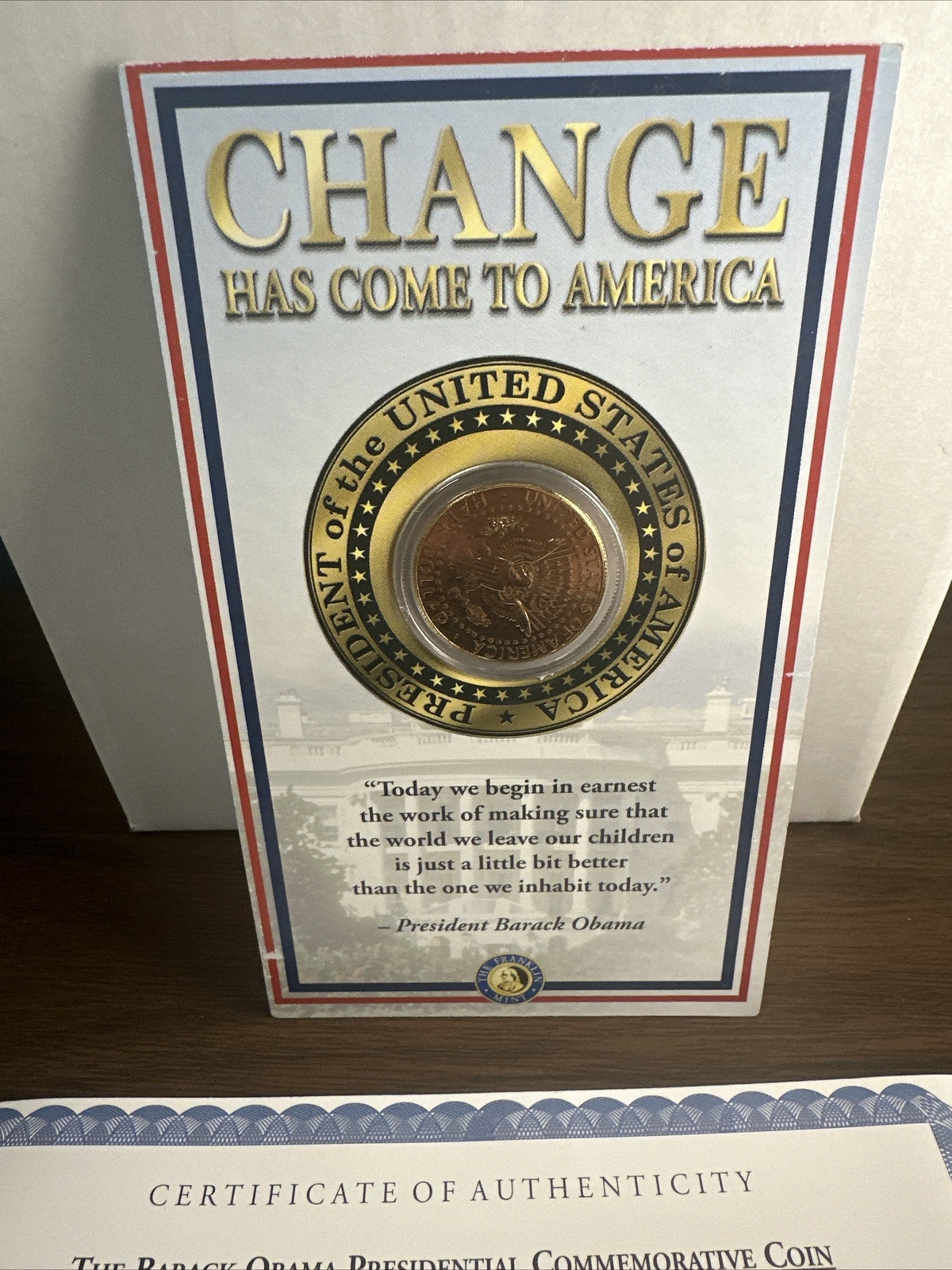 Barack Obama Presidential Coin US Half Dollar 24 Karat Gold - Limited ...