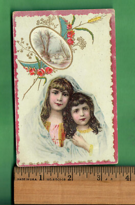 c. 1885 TRADE CARD - J. R. MITCHELL MEN'S SUITS HORSE BLANKETS BRISTOL ...