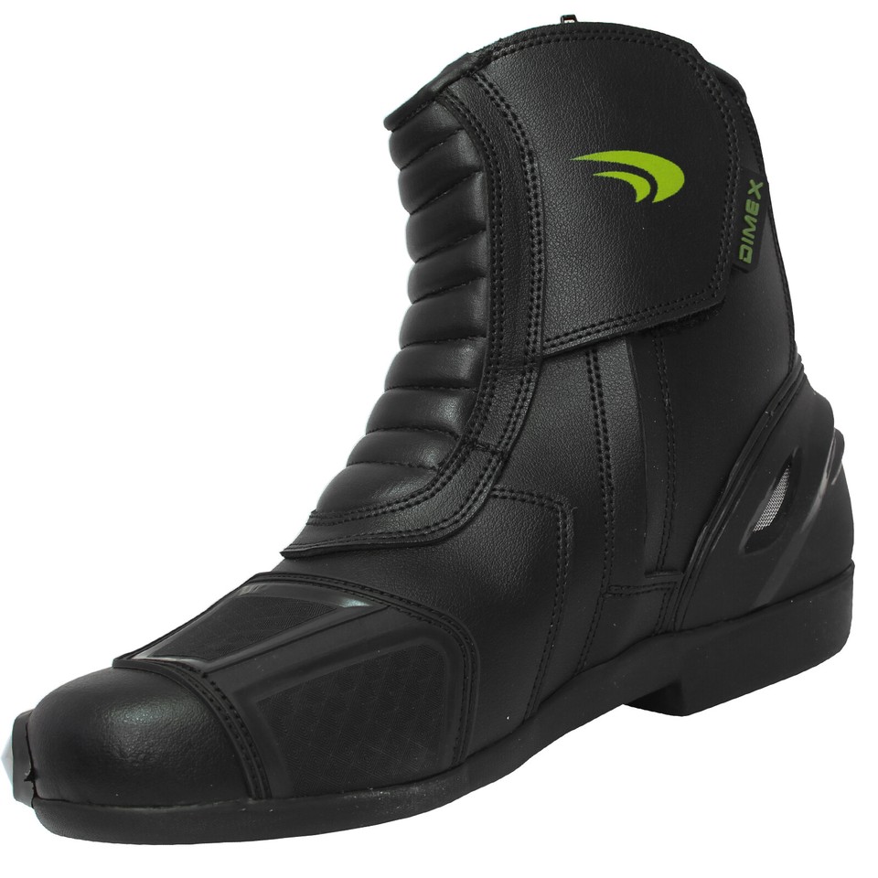 Motorcycle Sports Boots Motorbike Leather Adventure Short Ankle Shoes ...