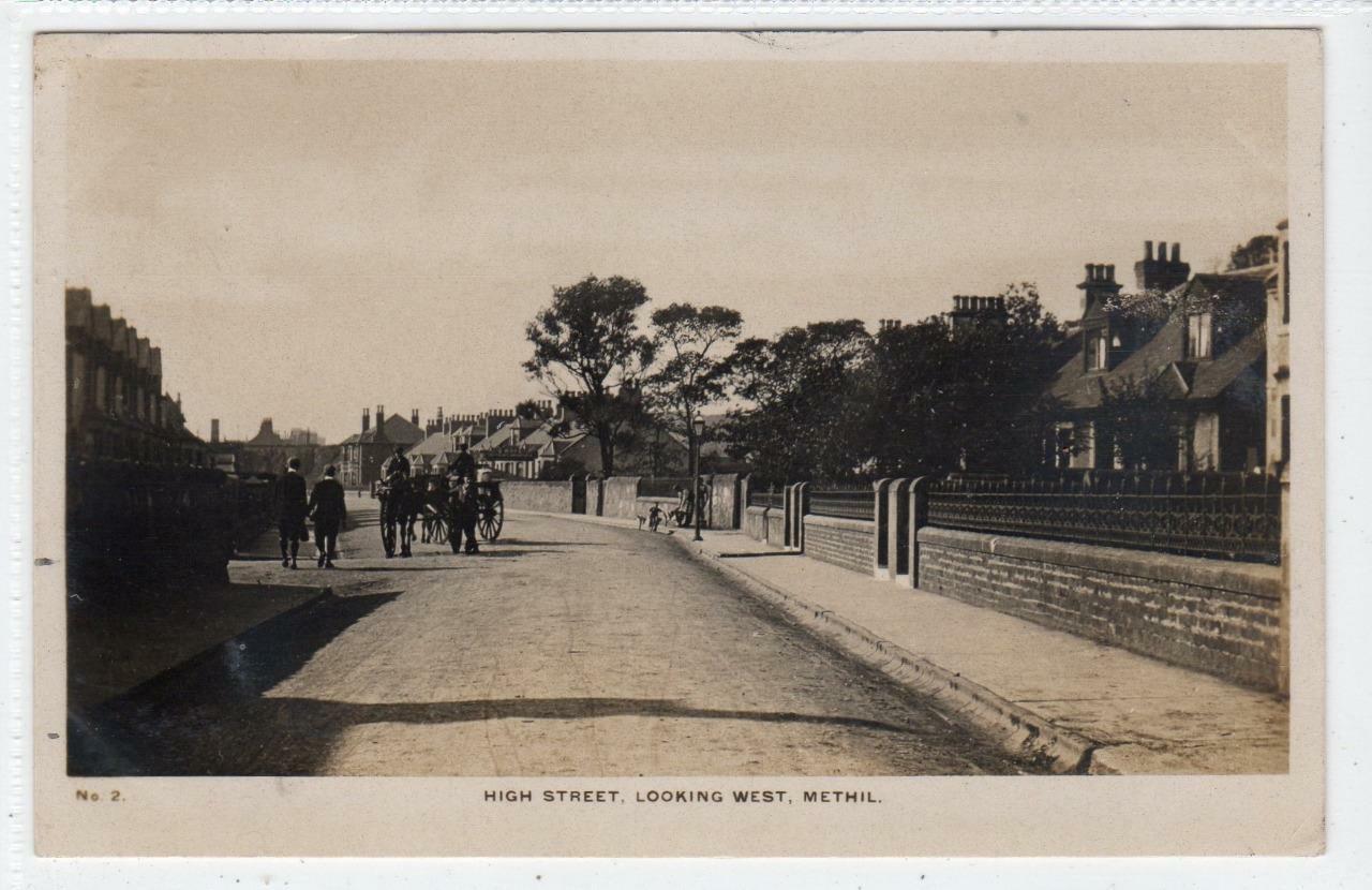 HIGH STREET, LOOKING WEST, METHIL: Fife postcard (C45731) | eBay