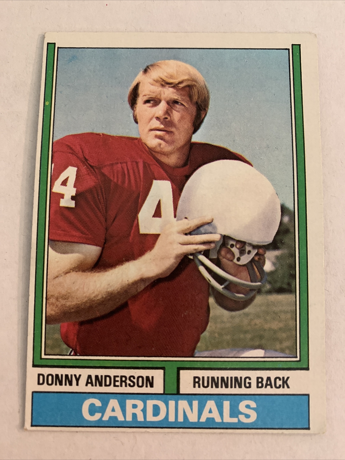 1974 Topps Football Card #155 Donny Anderson St. Louis Cardinals Nm+ ...