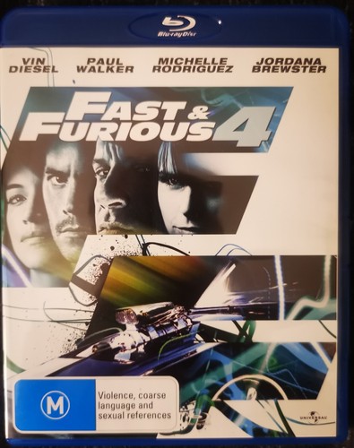Fast & Furious 4 Blu Ray Vin Diesel Paul Walker Michelle Rodriguez John Ortiz | eBay