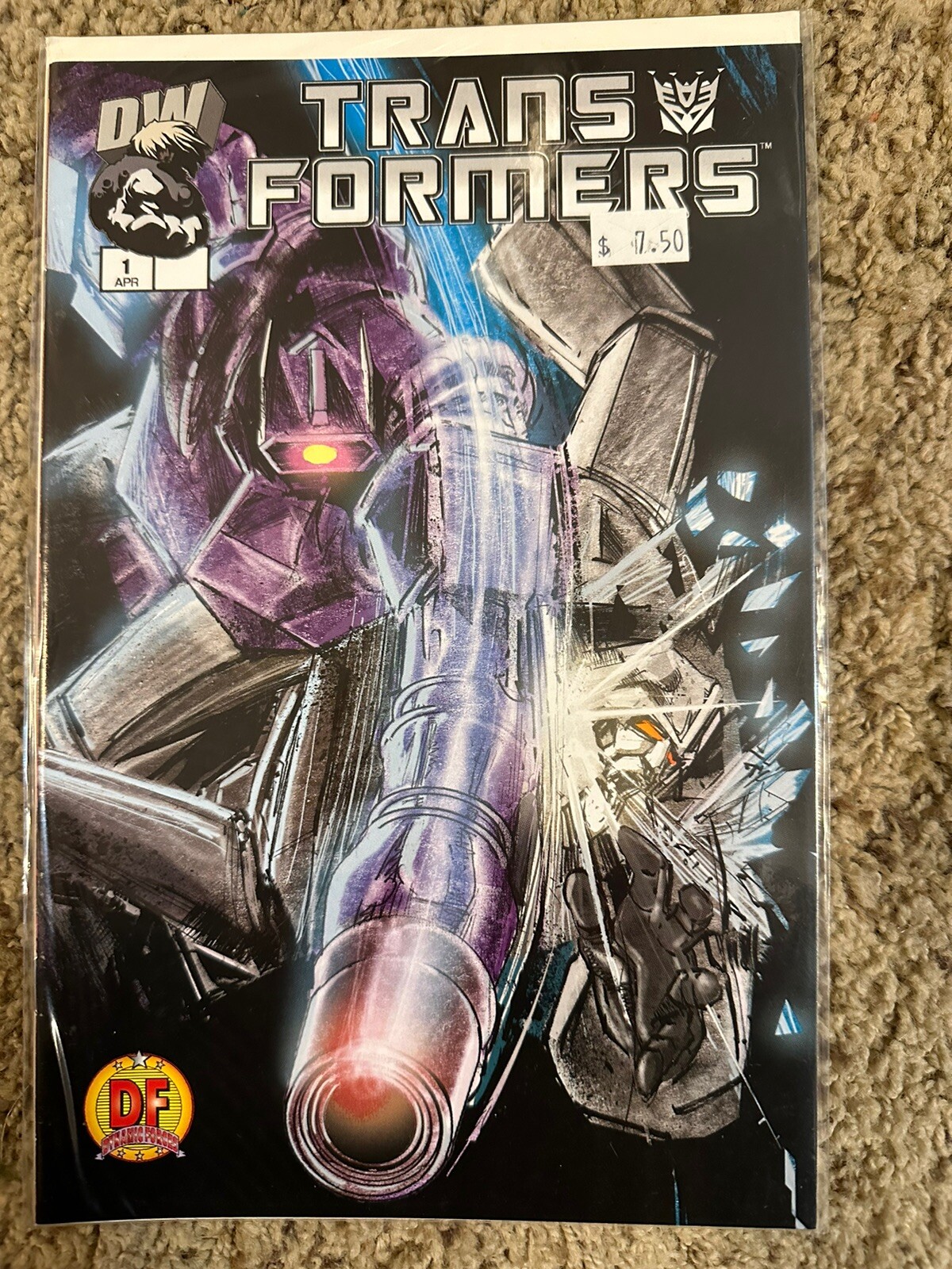 Transformers G1 Vol 2 #1 Dynamic Forces DF Variant Dreamwave Comic 1115 ...