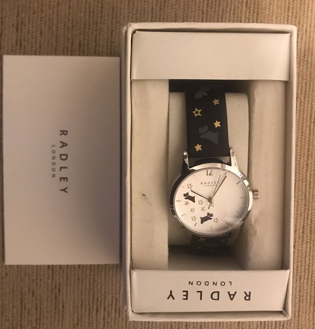 Radley Black Tone Dog & Stars Watch Unboxed Battery for sale online | eBay