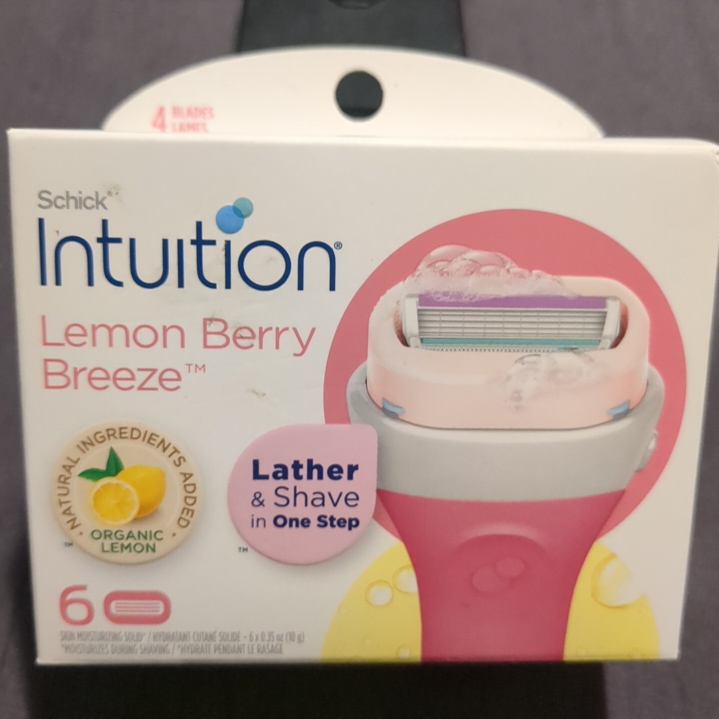Schick Intuition Refill Lemon Berry Breeze Razors for Women | Intuition ...