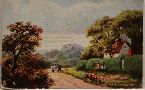 Ancienne Carte Postale 1905 Kent Hayes Un Cottage | eBay