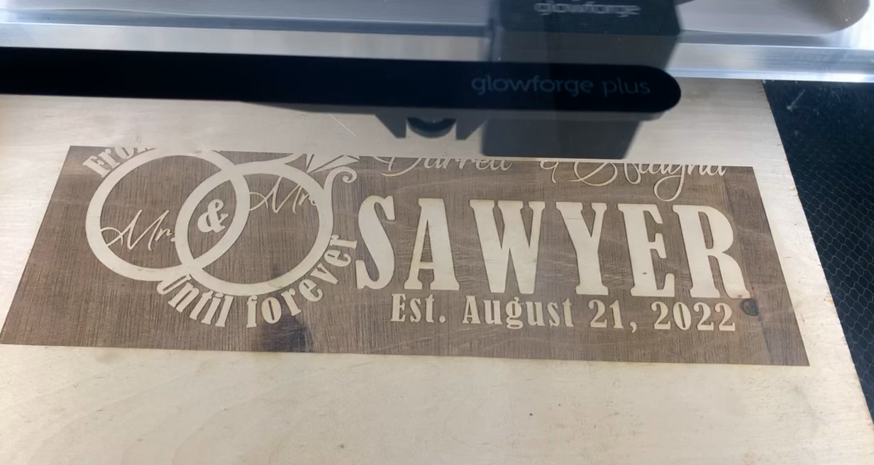 Glowforge PLUS Laser Cutter - All Original Contents Included with ...
