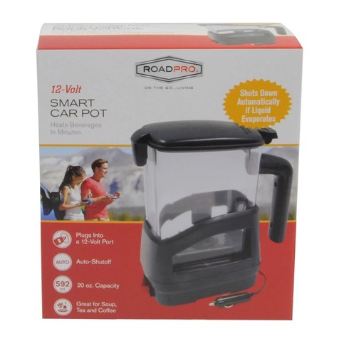 RoadPro 12-Volt 20oz. Smart Car Pot - Black - 5027S | eBay