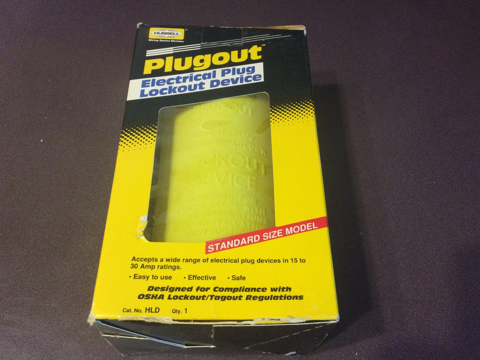 Hubbell Plugout Electrical Plug Lockout Device HLD | eBay