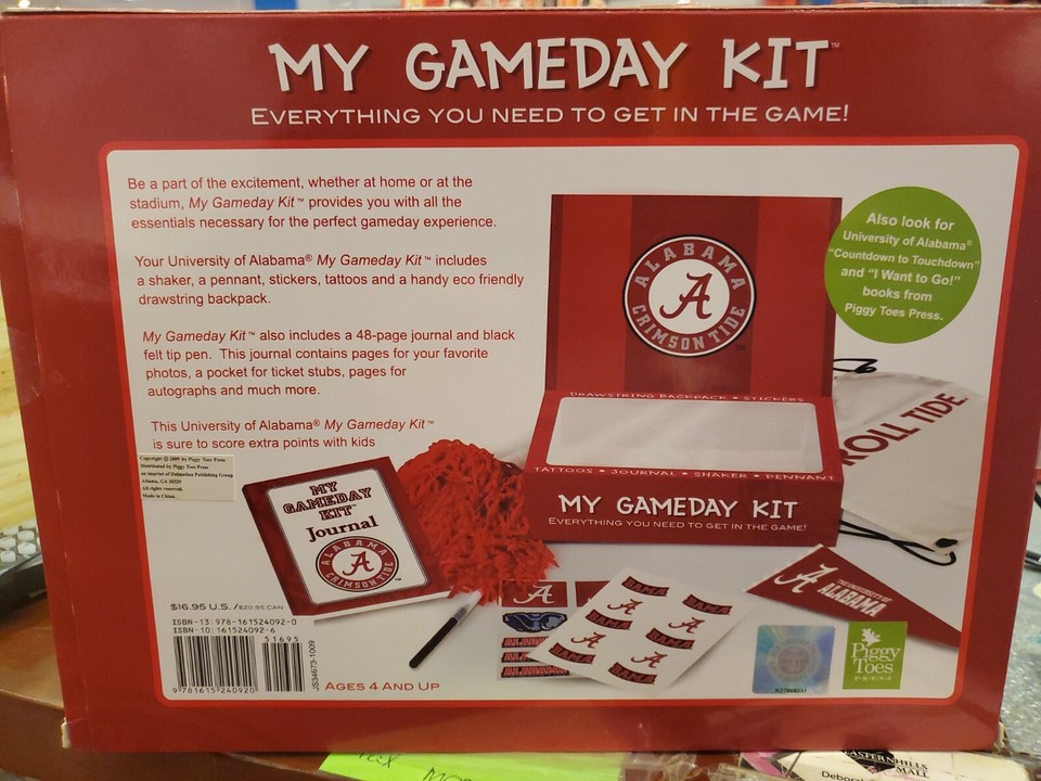 University of Alabama Crimson Tide My Gameday Kit Journal+Small Pennant ...