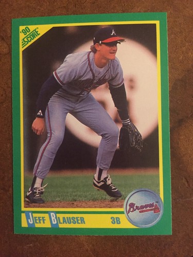 Jeff Blauser 178 Score 1990 MLB Baseball Trading Card | eBay