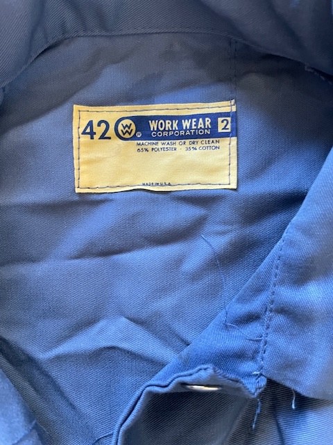 Vintage Work Wear Corporation Blue Men's Coveralls - size 42 New old ...
