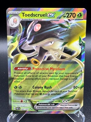 TOEDSCRUEL EX 005/091 PALDEAN FATES POKEMON TCG | eBay