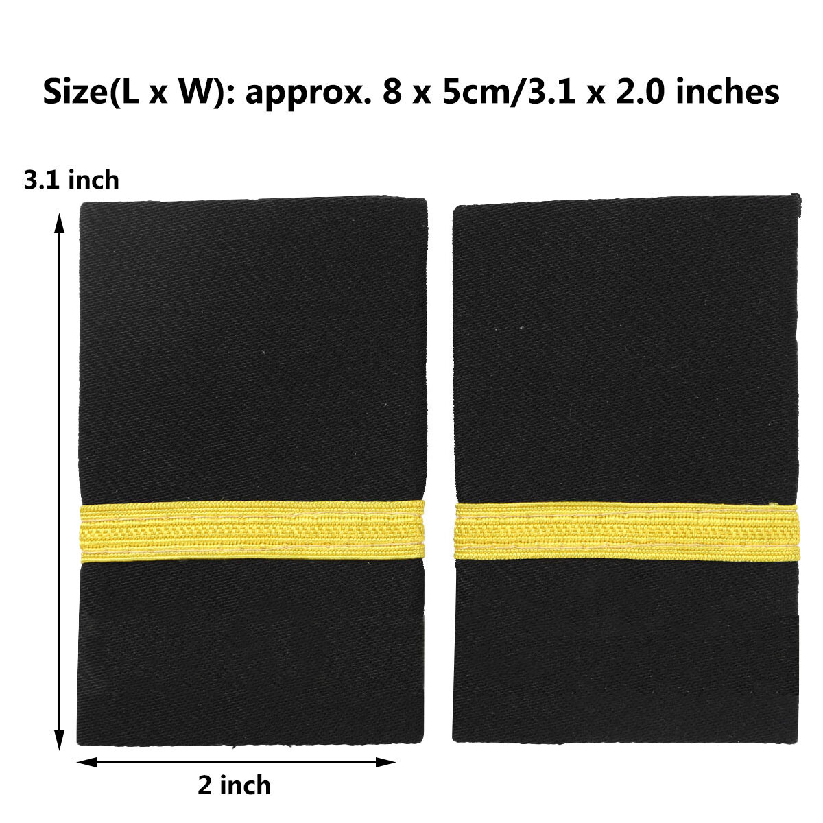 Airline Pilot Captain Uniform Epaulette Shoulder Board Brooches Costume ...