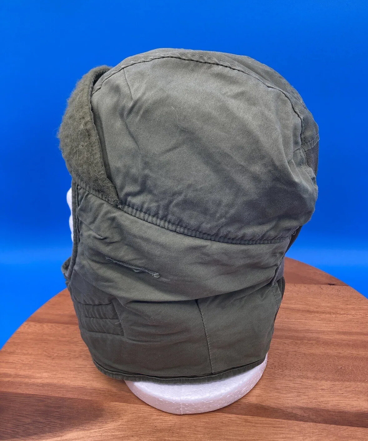 US Military Cold Weather Insulating Liner Cap Hat Green Size 7 1/4 | eBay