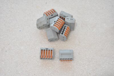 WAGO 222-415 TERMINAL BLOCK PLUGGABLE, 5 POSTION, 28-12 AWG (LOT OF 20 ...