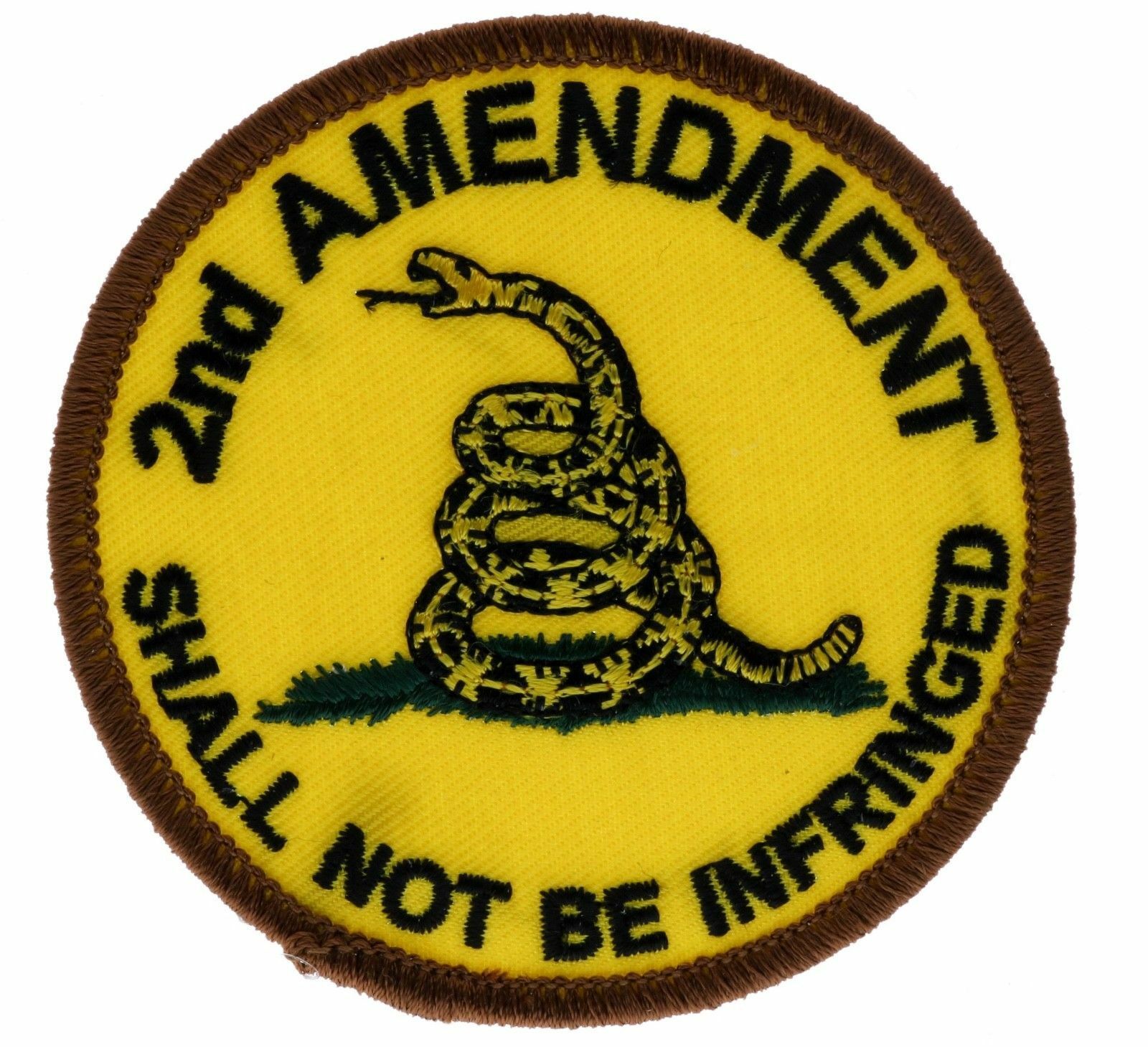 2nd Amendment Shall Not Be Infringed Snake 3 inch Patch IVAN F4D24C | eBay