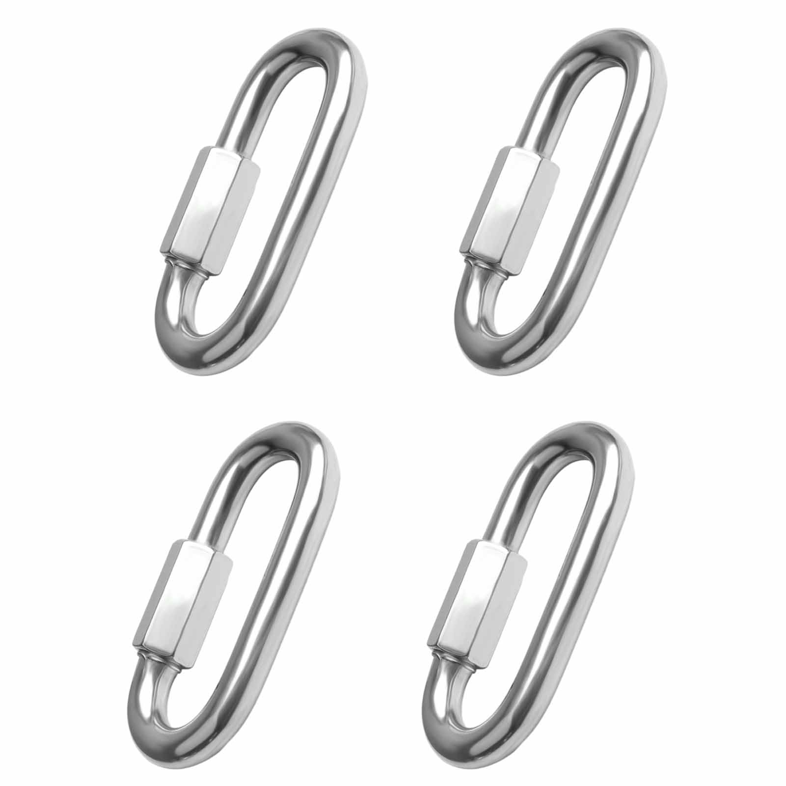 Chain Link Stainless Steel Screw On Opening Heavy Duty Quick Connect | eBay