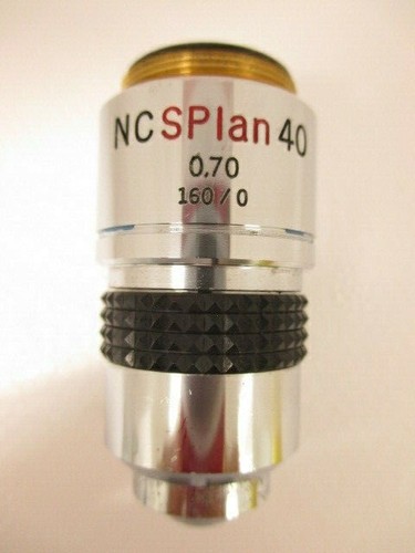 OLYMPUS SPlan NC 40X 0.70 160/0 Microscope objective lens plan no cover glass | eBay