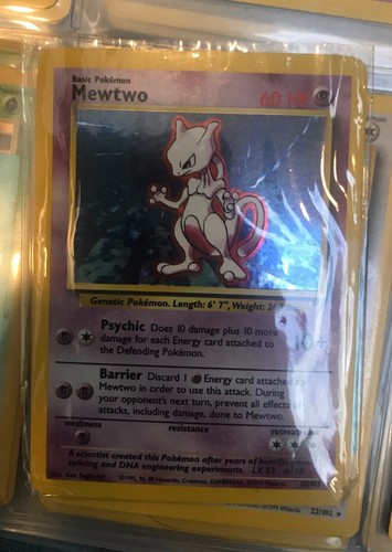 Mewtwo 1995 Rare Holographic Pokemon Card | eBay
