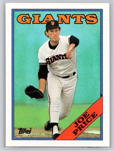 Joe Price 1988 Topps #786 San Francisco Giants | eBay