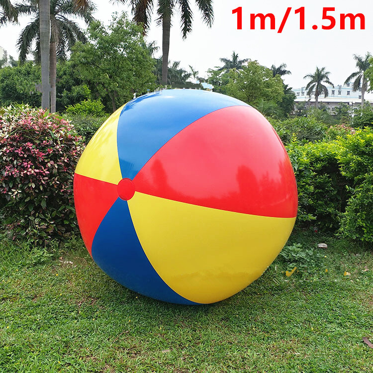 Baby Child Pvc Inflatable Beach Ball Outdoor Colorful POZA Heavy Duty