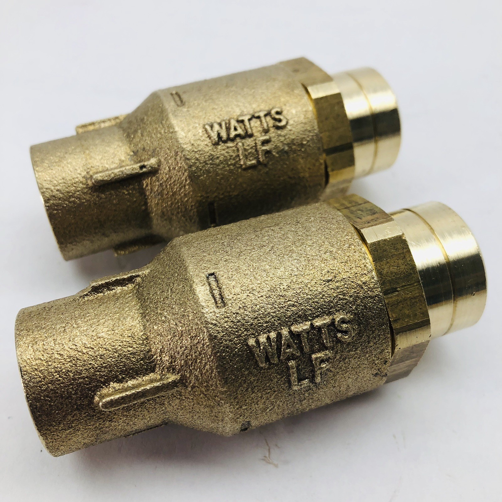 LOT OF 2 BRONZE MAXI FLO CHECK VALVES 250 WOG 1/4" X1/2" | eBay