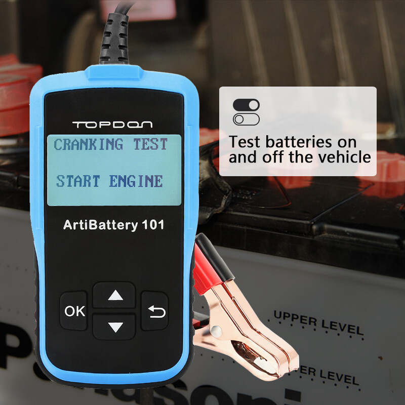 🔥TOPDON AB101 12 Volt Battery Tester Load Analyzer 12V Cranking ...