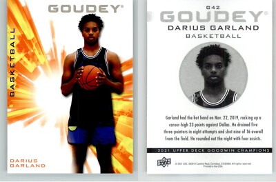 Darius Garland 2021 Goodwin Champions Goudey #G42 | eBay