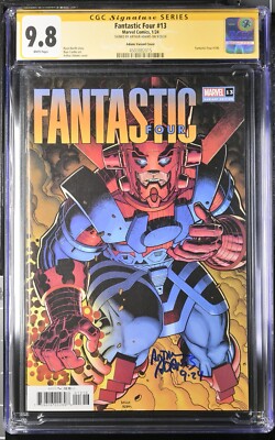 Fantastic Four #13 1:25 Art Adams Variant CGC 9.8 SS Signed by Arthur ...