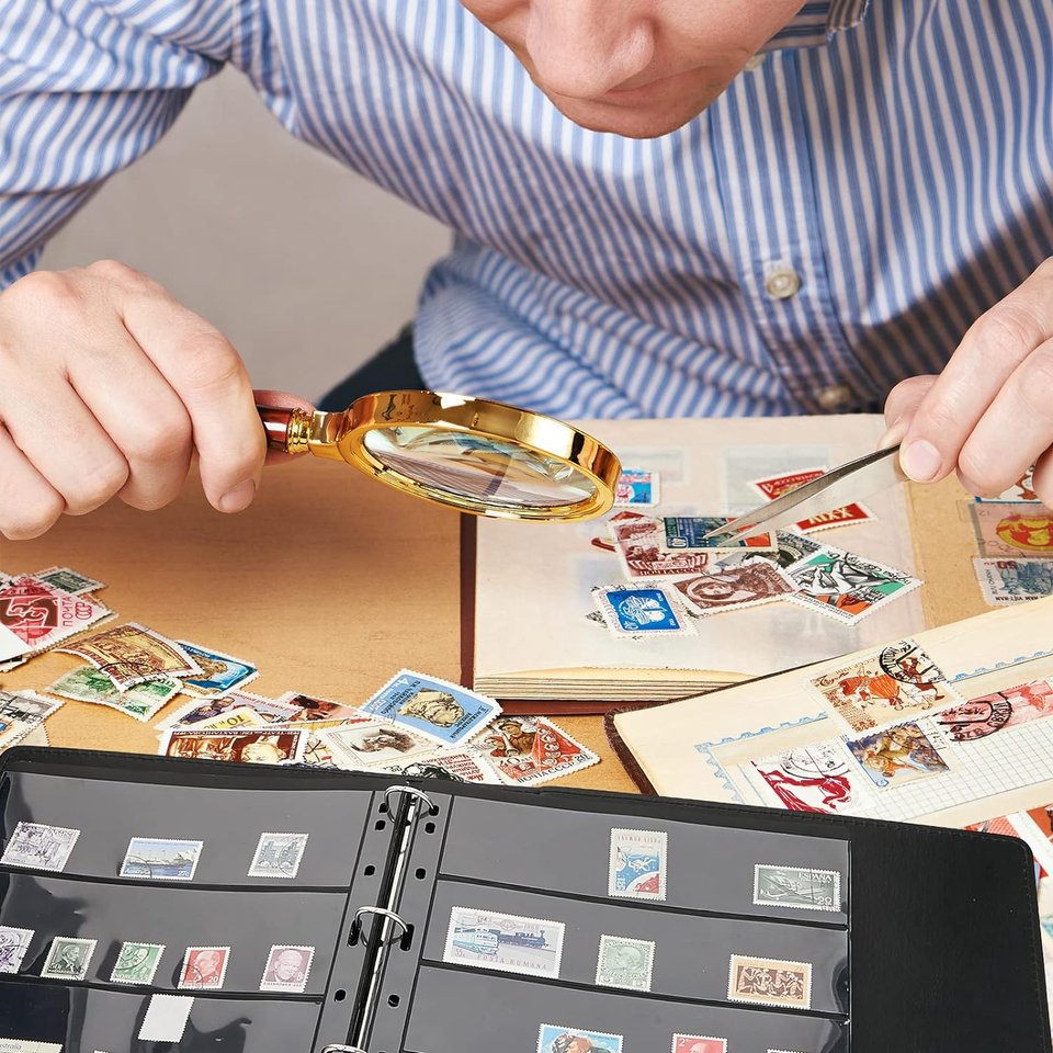 40 Sheets Stamp Pages Collector Stamp Album Page Stamp Pages for Stamp ...