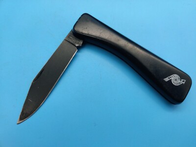 Richartz Inox Solingen Germany Knife Folding Pocket Black on Black | eBay