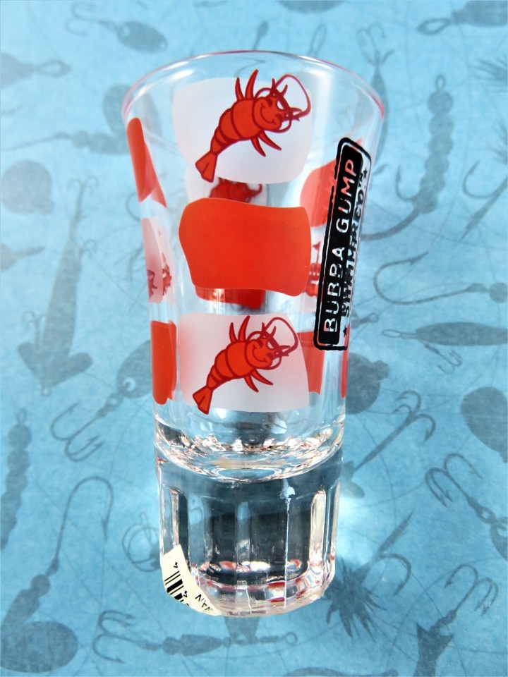 Flared Shot Glass Bubba Gump Shrimp Co Monterey Clear W Graphics ...