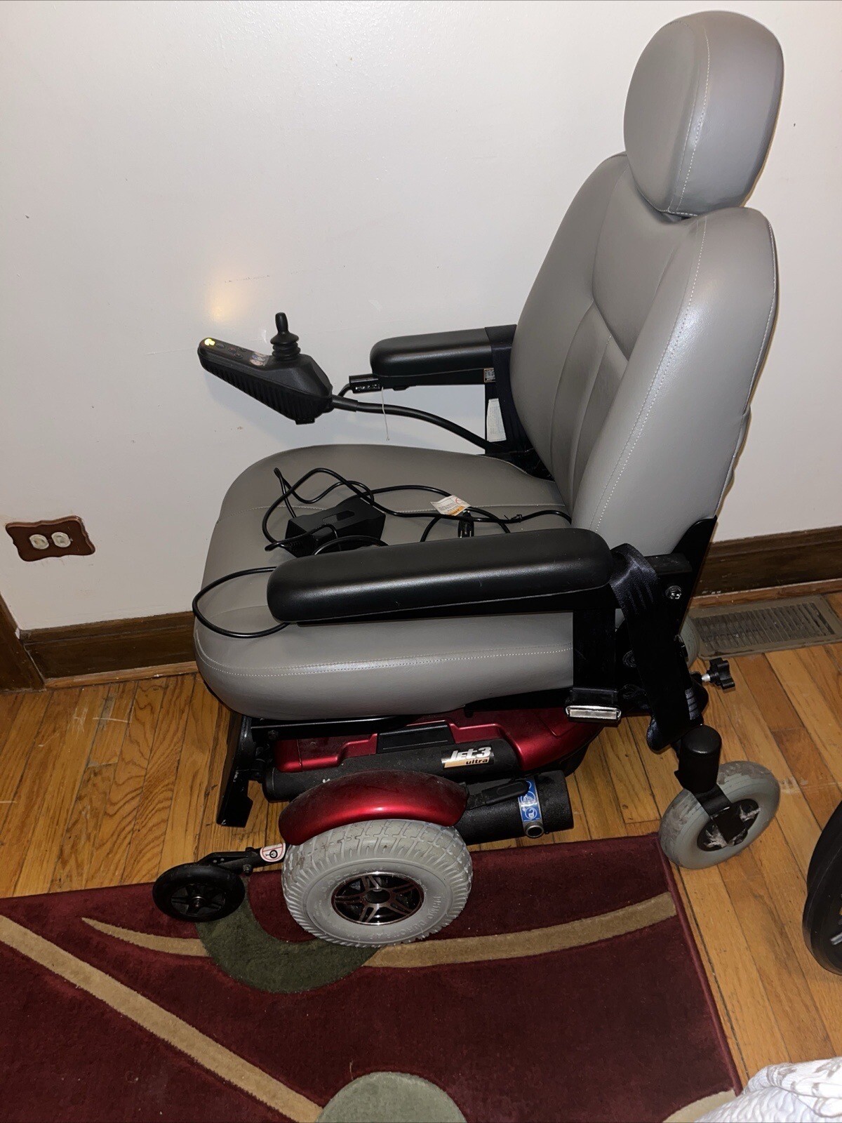 Pride Jet 3 Ultra Mobility Power Wheel Chair with charging cable | eBay